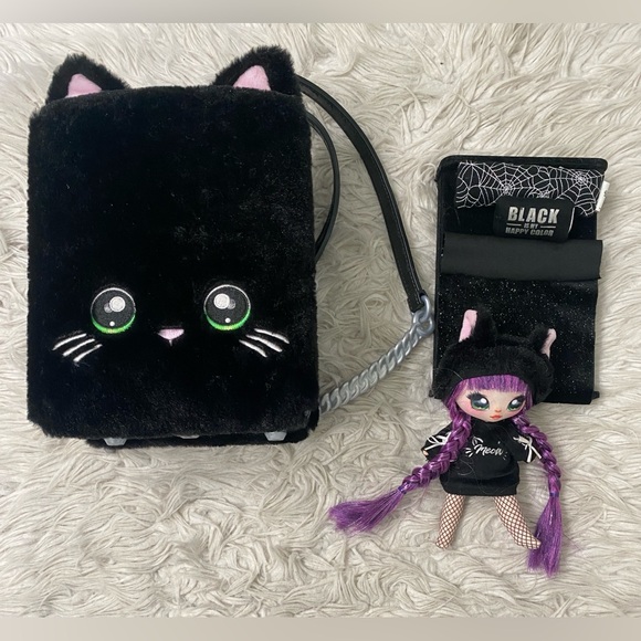 NaNa | Toys | Na Na Na Surprise 3in Backpack Bedroom Black Kitty With ...